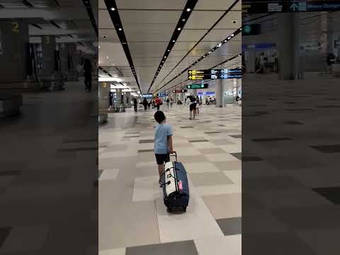 arrival in changi airport Singapore