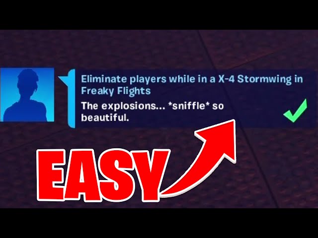 How to complete Fortnite Freaky Flights X-4 Stormwing challenges