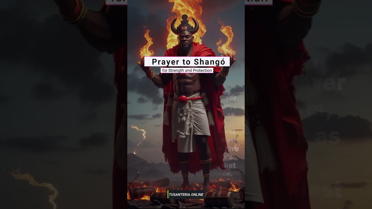 Powerful Prayer to Shangó for Strength and Protection 🌩️🔥 | Connect with the Orisha of Thunder!