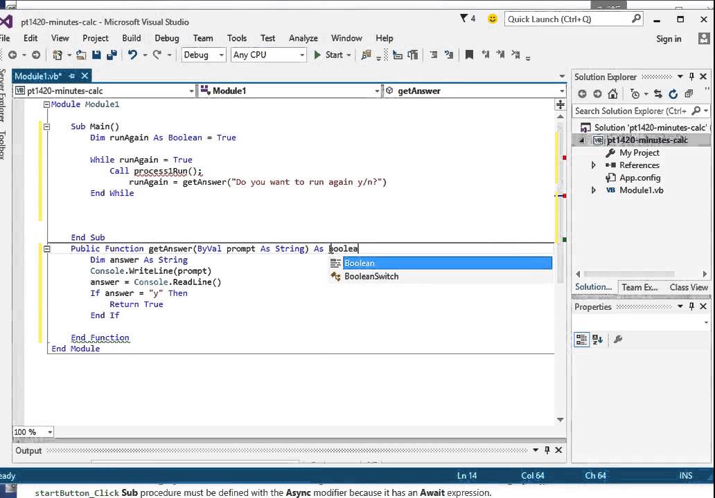 Input validation programming demo using Visual Basic language
