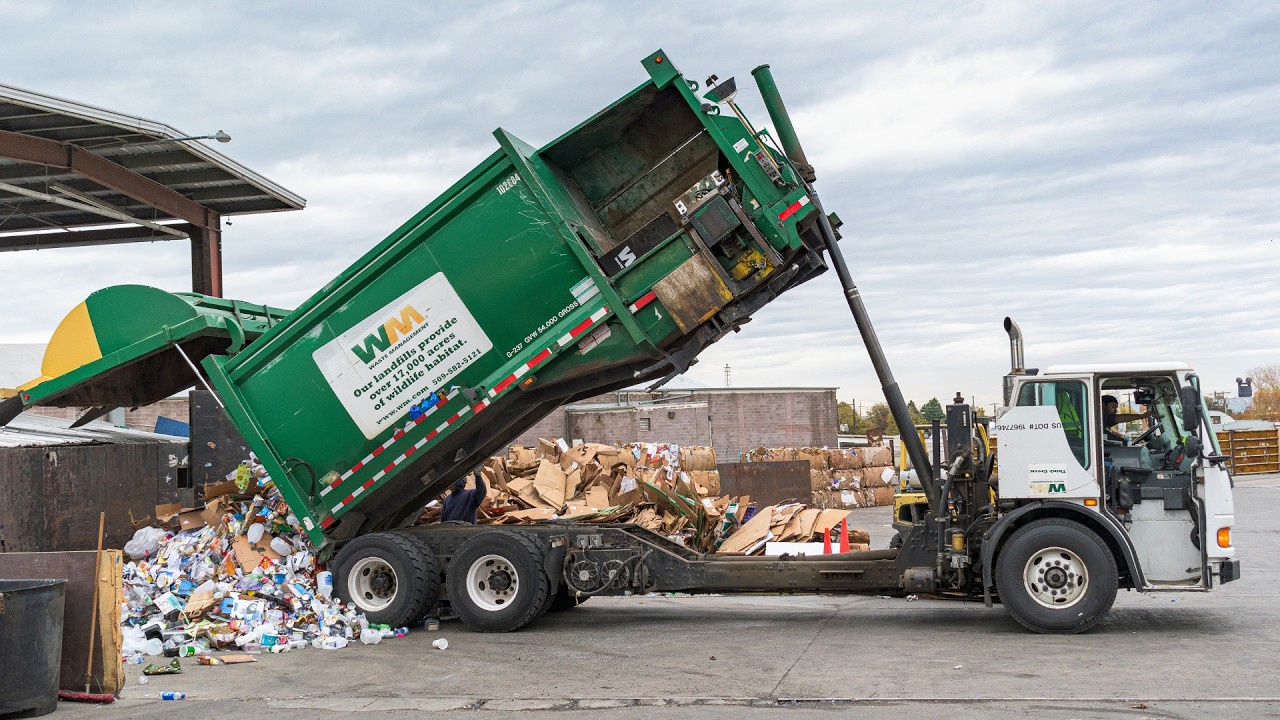 Garbage Trucks At The Dump!