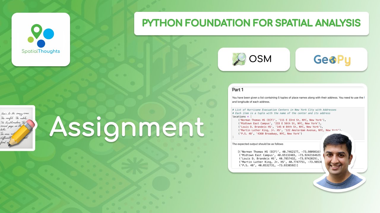 Assignment - Python Foundation for Spatial Analysis