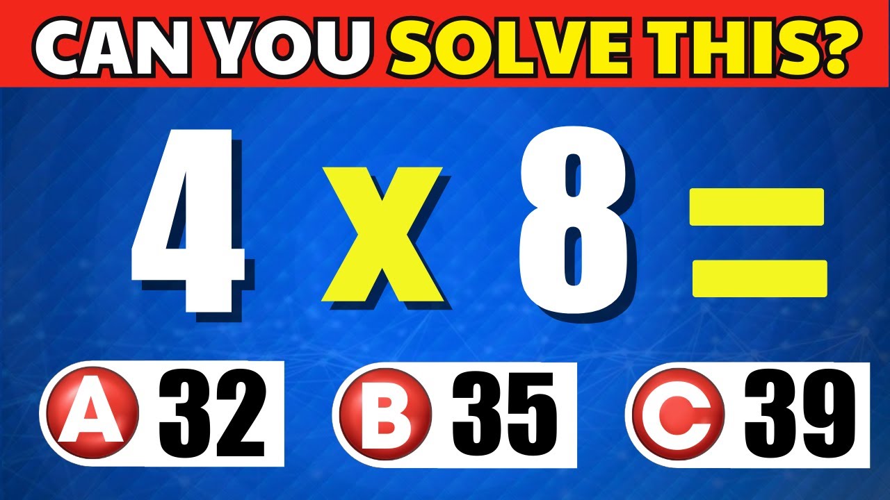 Can You Beat This Math Quiz...? 🏆✖️ | Beginner, Pro, Master, Legend Mode | QuizEarth