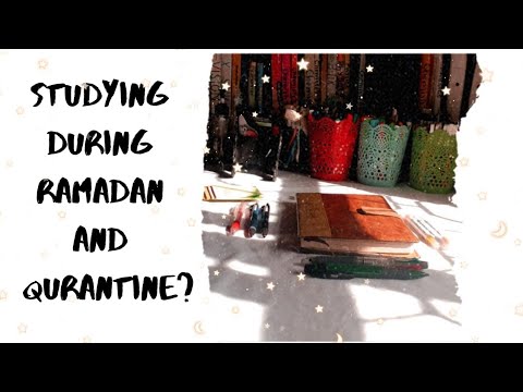 how to stay productive during Ramadan and Qurantine?