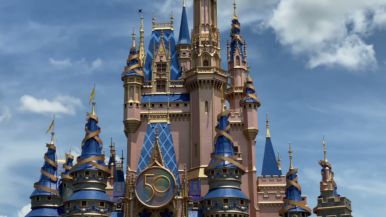Cinderella Castle with 50th Logo