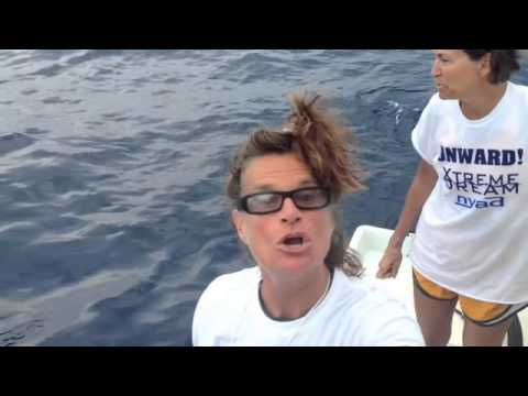 Diana Nyad Check- In - Cuba To Florida Swim (9/1/2013 6:05PM)