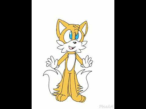 Tails blinking animation