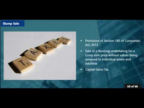 DEMERGER AND SLUMP SALE
