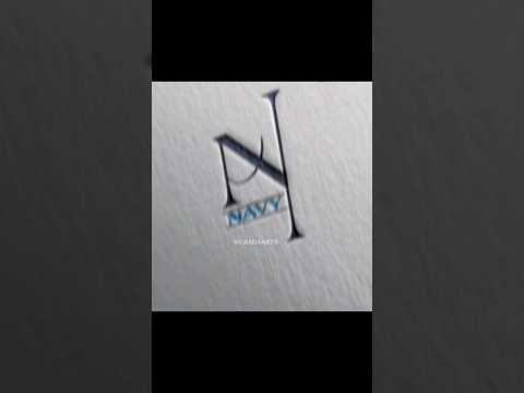 logo name navy #logo #graphicdesign #viral #ytshorts #trending #shorts