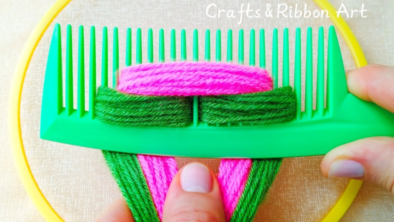 Как Красиво! Применила Простую Хитрость с Расческой для Создания ...