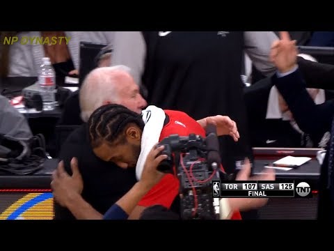 Kawhi Leonard Return To SA Stadium - Gets Emotional When Reunite With Gregg Popovich