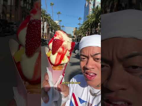 Trying Pretty Ice-Cream