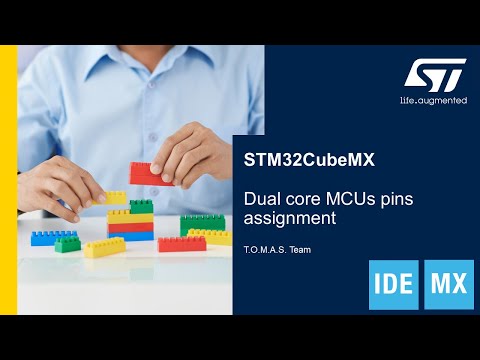 STM32Cube tools in practice - STM32CubeMX, STM32CubeIDE - dual core MCUs pins assignment