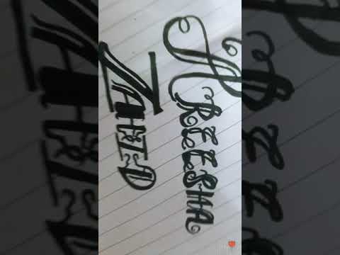 Write Areesha in style