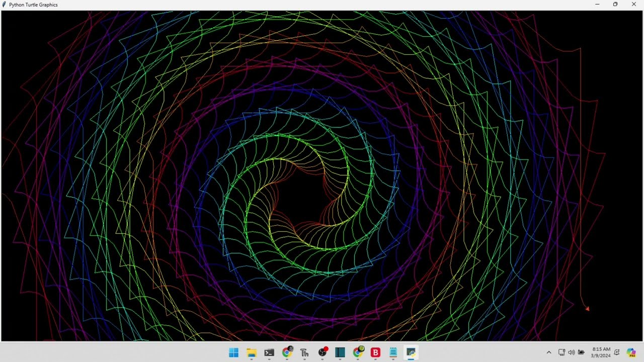 Easy Turtle Graphics & Colors in Python!