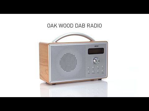 Akai Wooden DAB Radio