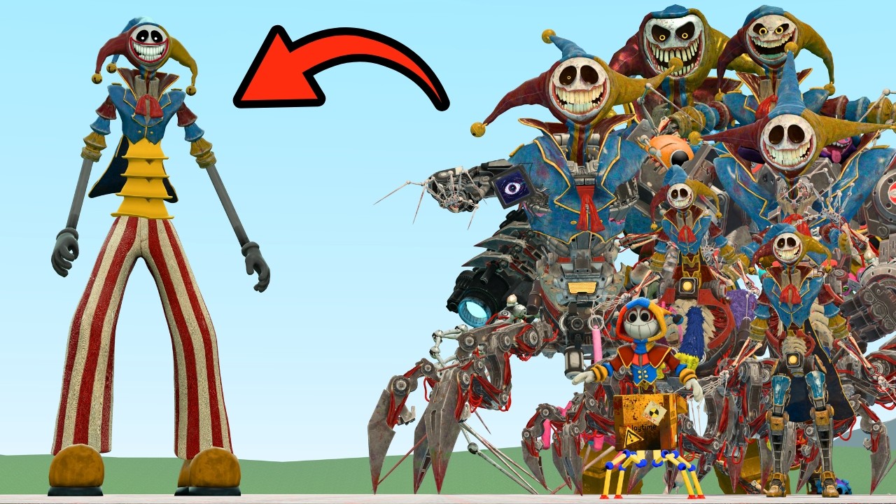 New Joy FlashBack Prototype Vs All Types Of The Prototype Poppy Playtime Chapter 5 In Garry's Mod