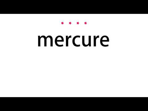 How to pronounce mercure - Vocab Today