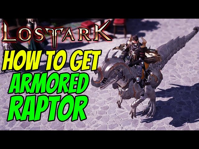 How to get the Silver Combat Raptor in Lost Ark for free
