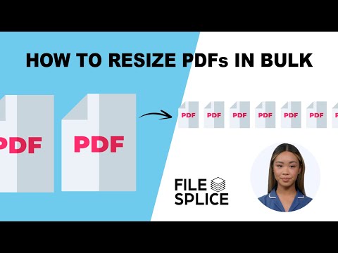 How to Resize Large Amounts of PDF Files