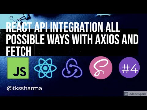 Learn React API Integration All Possible ways with axios and Fetch 01 - Mind Luster