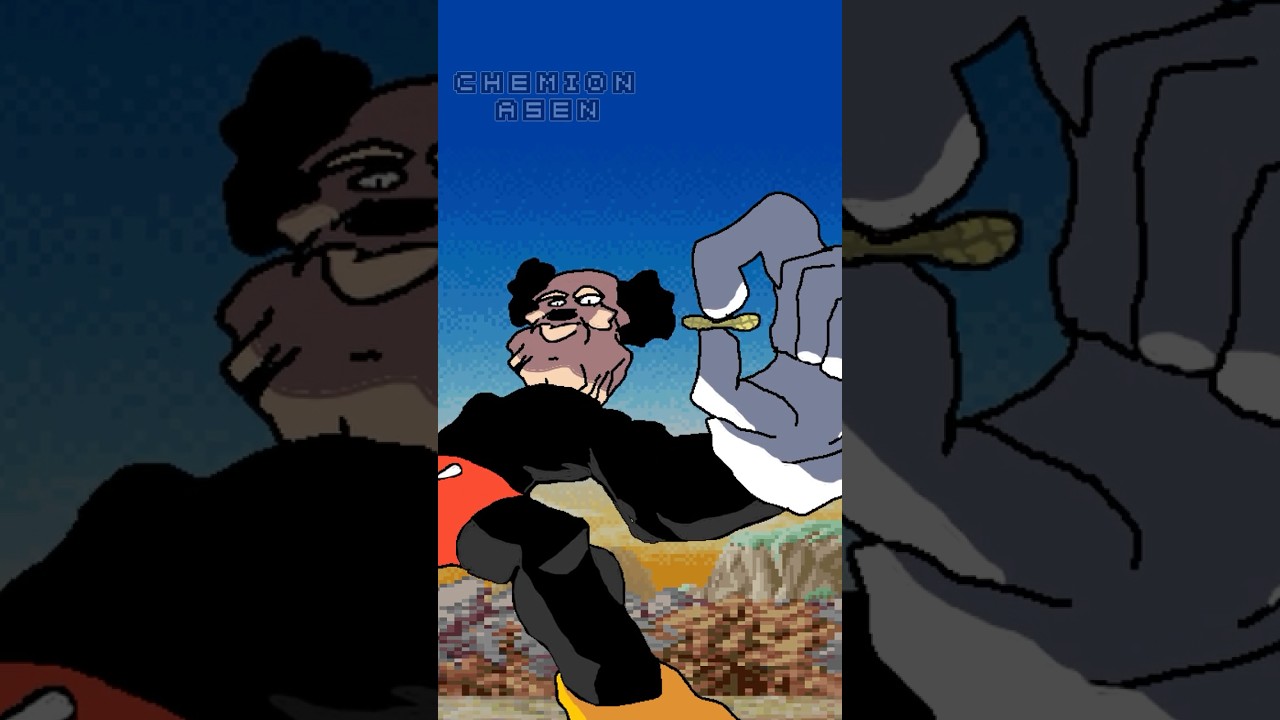 Vegeta's Scared of a Peanut #asen #dragonaball #mickeymouse #peanut #undertale