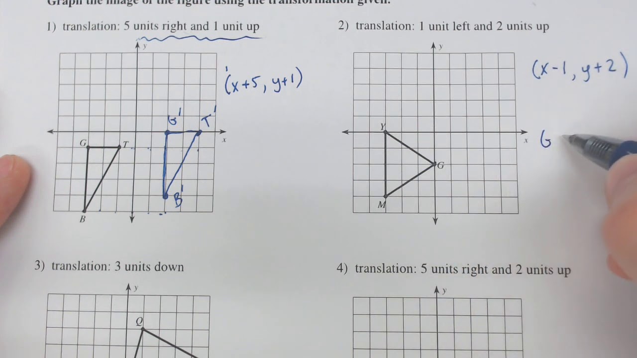 Translating Shapes in Geometry