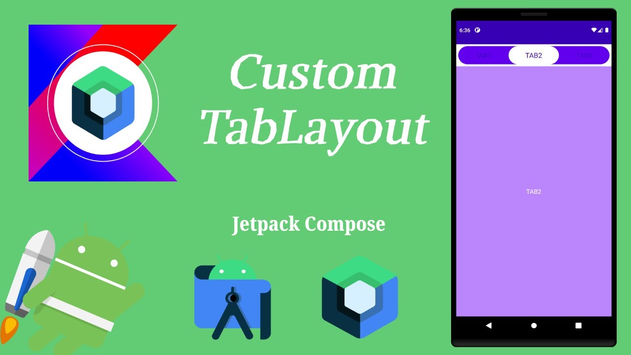 How to Implement Custom TabLayout in Jetpack Compose | Android | Kotlin | Make it Easy
