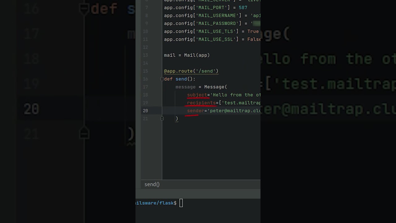 [WEB DEVELOPMENT HACKS] Emails in Flask | Tutorial by Mailtrap
