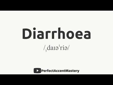 How to Pronounce DIARRHOEA | Disease Name | IPL | Definition | Perfect Accent Mastery