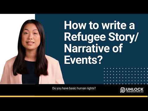 How to write a Refugee Story or Narrative of Events?