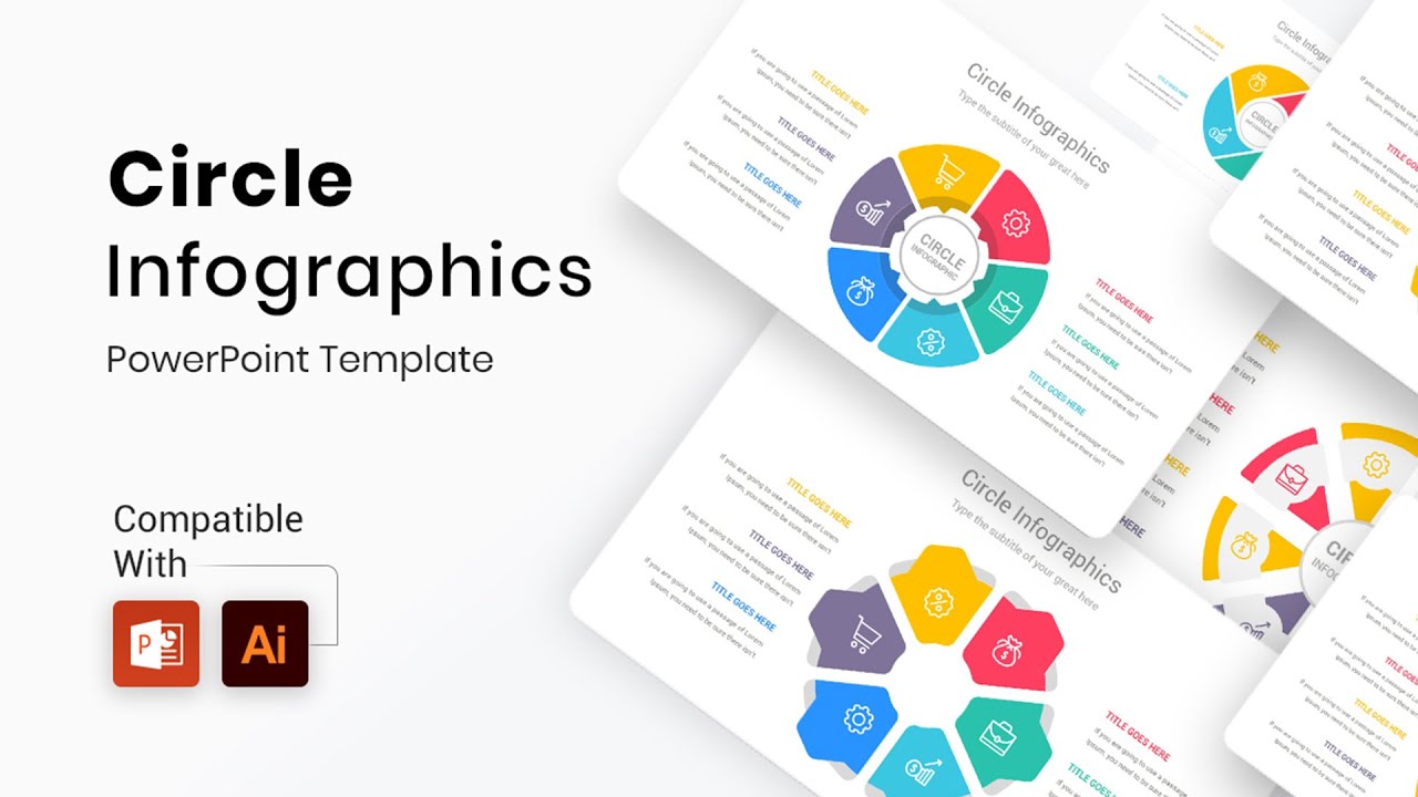 Circle Infographics PowerPoint Template l Google Slides, Keynote