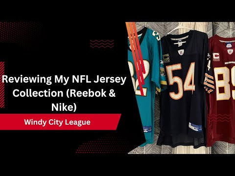 Reviewing My NFL Jersey Collection (Reebok & Nike)