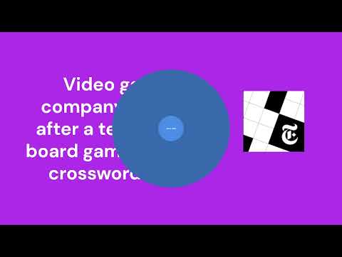 Video game company named after a term in the board game Go NYT crossword clue