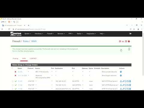 pfSense - IPv6 HTTP & HTTPS Firewall Rules