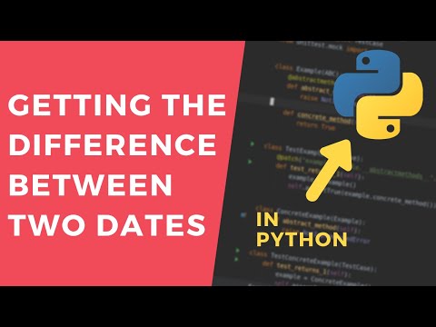 Difference between two dates - 1 Minute Python Tutorial