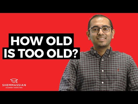 How old is TOO OLD for medical school?