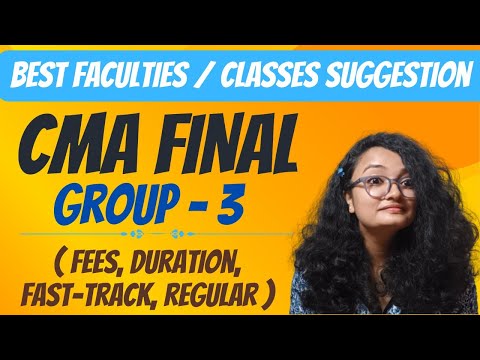 🔥 Best Faculty Suggestion - CMA Final Group 3 !! #thewittyturtle #cmafinal #cmaclasses