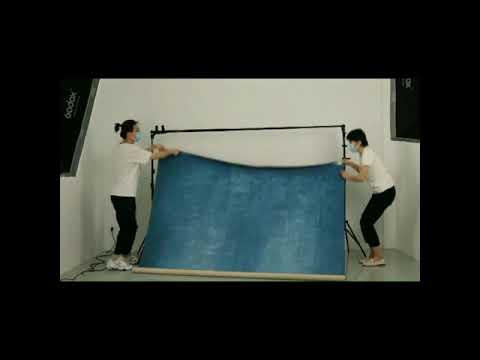 Clotstudio Hand Painted Canvas Backdrop - BTS Photoshoot with #clot29