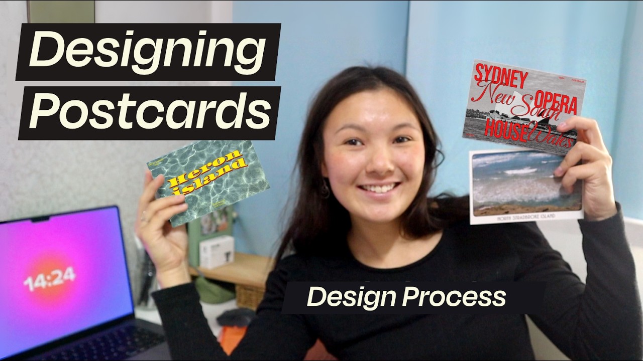 Designing Postcards From My Travels | Graphic Design Tutorial