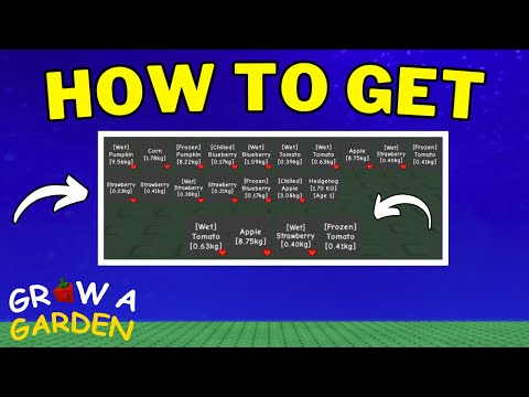 How To Favorite & Unfavorite Fruit in Grow A Garden | Roblox