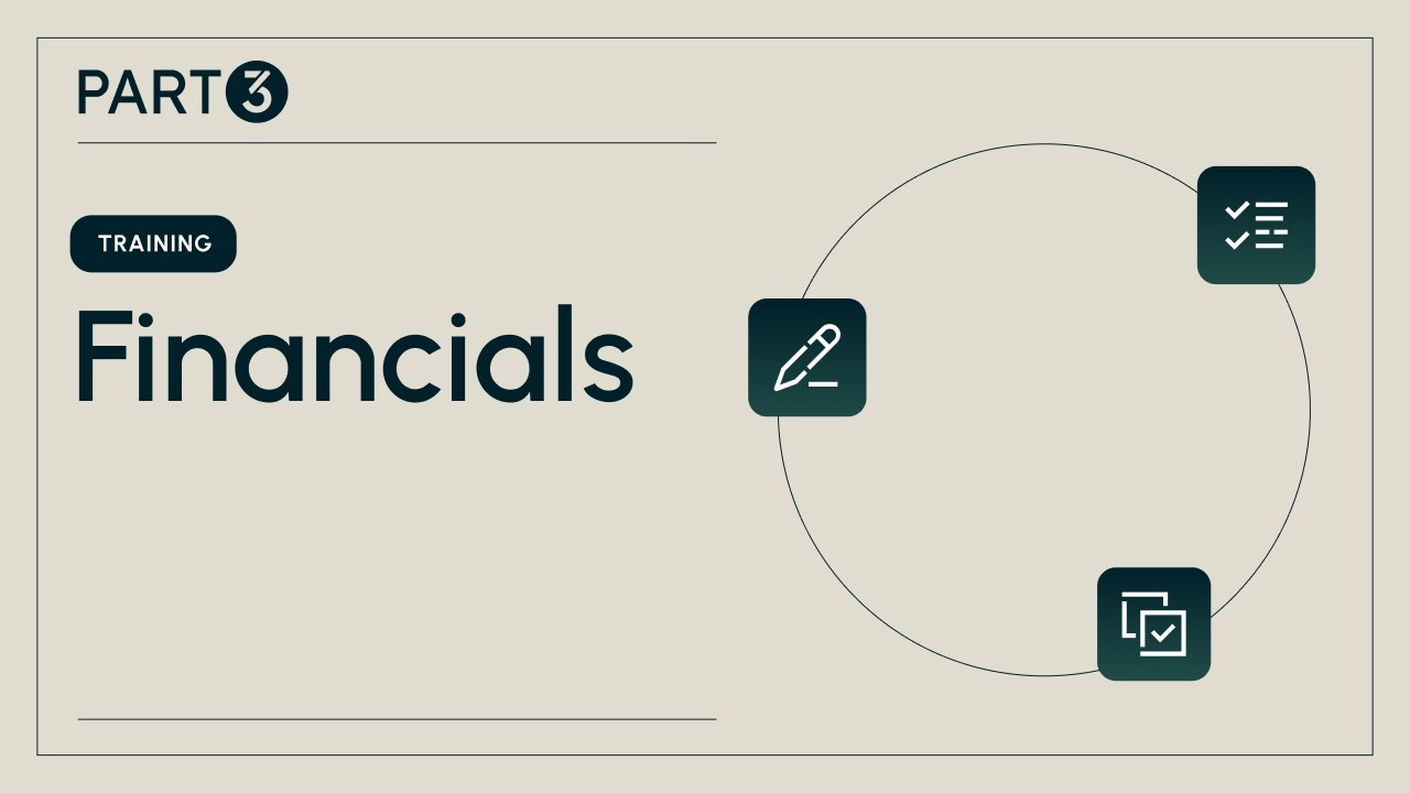 Part3 Changes, Instructions, Financials