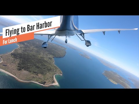 Flying to Bar Harbor