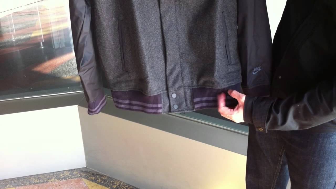 Nike Anthracite Varsity Jacket