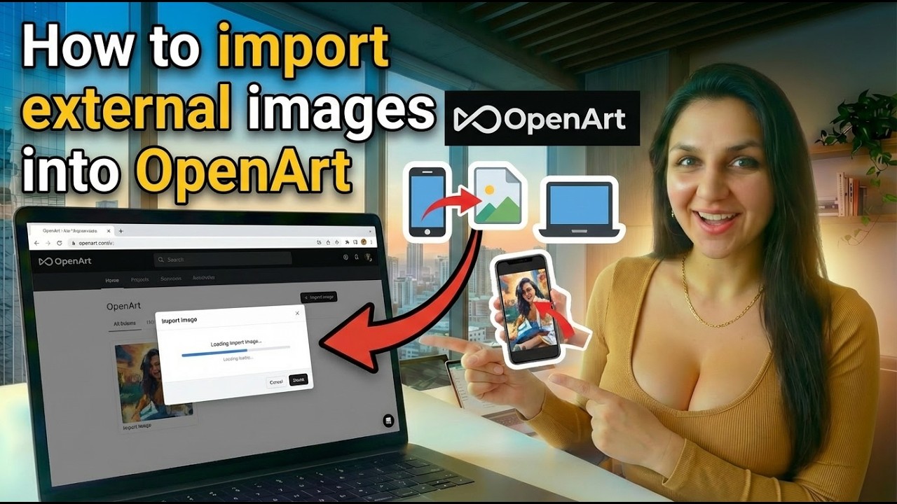 How to import external images into OpenArt
