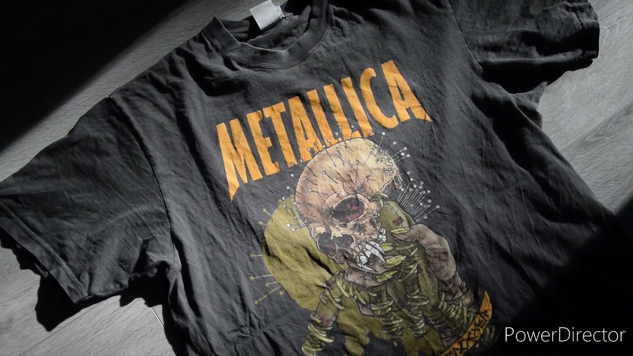 THE ART OF THE VINTAGE METALLICA T-SHIRT (PUSHEAD DESIGN)