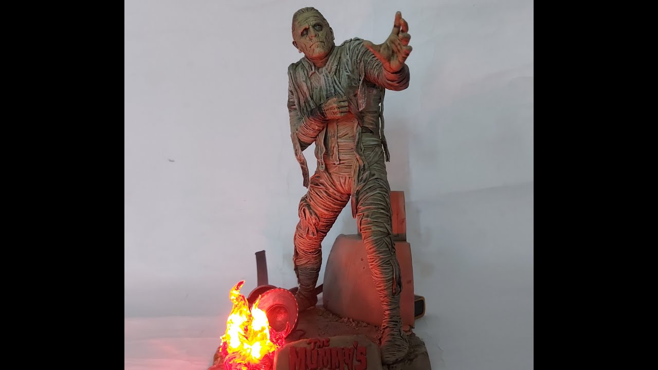 X Plus The Mummy 1/8th kit - building and painting