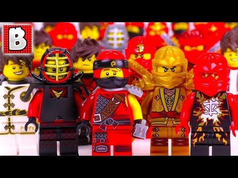 Every LEGO Kai Minifigure EVER MADE!!! | 2018 NINJAGO Collection Update