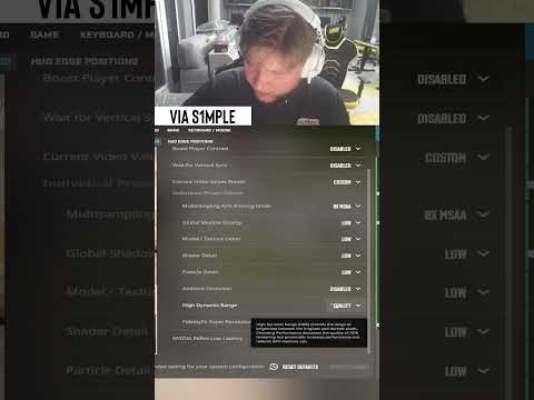 S1mple's CS2 Settings 👀
