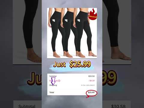SHOWITTY Leggings: 3 Pairs for $25.99 - Black Leggings Review#leggings #fashion